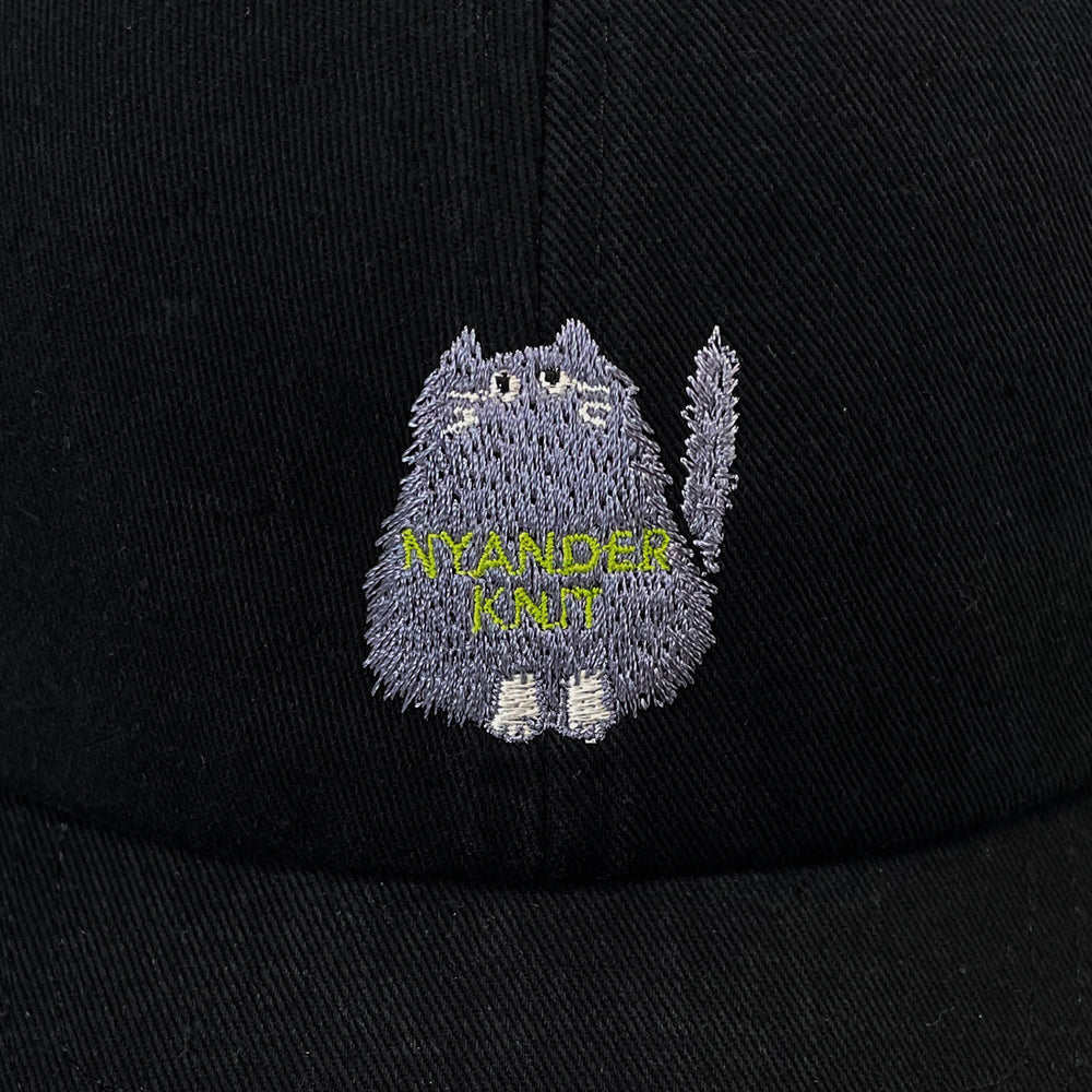 【NYANDER KNIT/ニャンダーニット】 NYANDER EMBROIDERY CAP